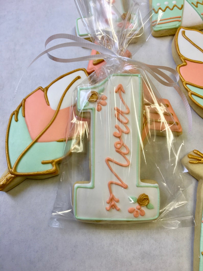 Boho Chic Cookies 1st Birthday Cookies Tribal Cookies Boho | Etsy
