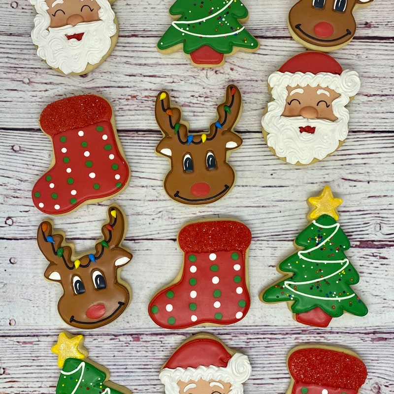Decorated Christmas Cookies - Etsy