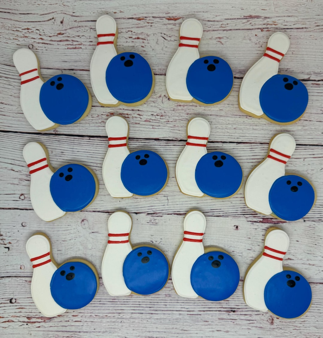 Bowling Theme Party Favors, Bowling Pin Cookies, Bowling Ball Cookies ...