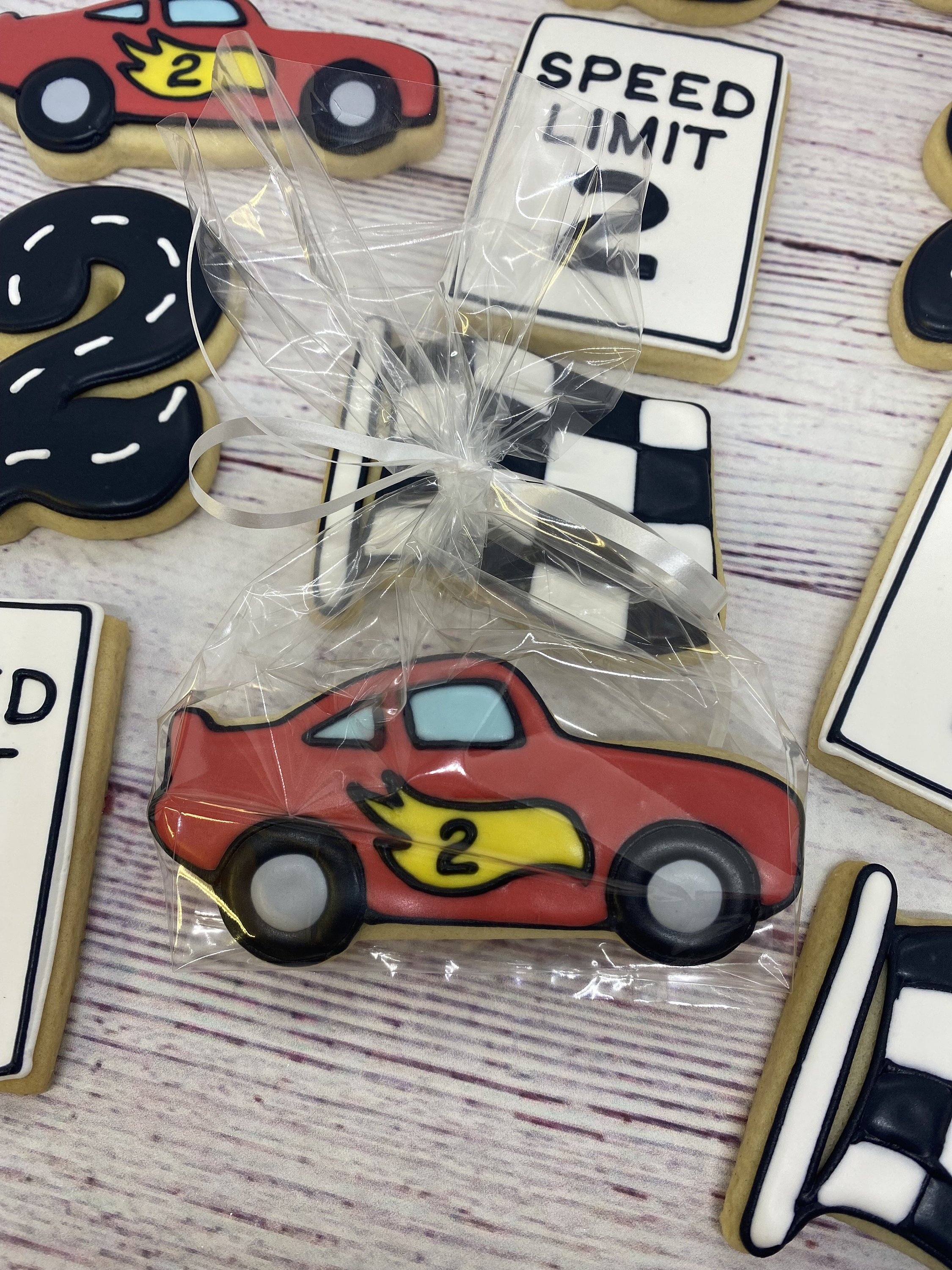 Racing Theme Cookie Favors Car Theme Cookies for Birthday - Etsy
