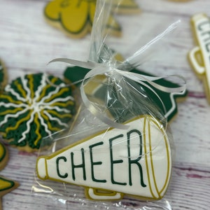 Cheerleading Party Favor Cookies, Cheer Competition Gift, Congrats Gift ...