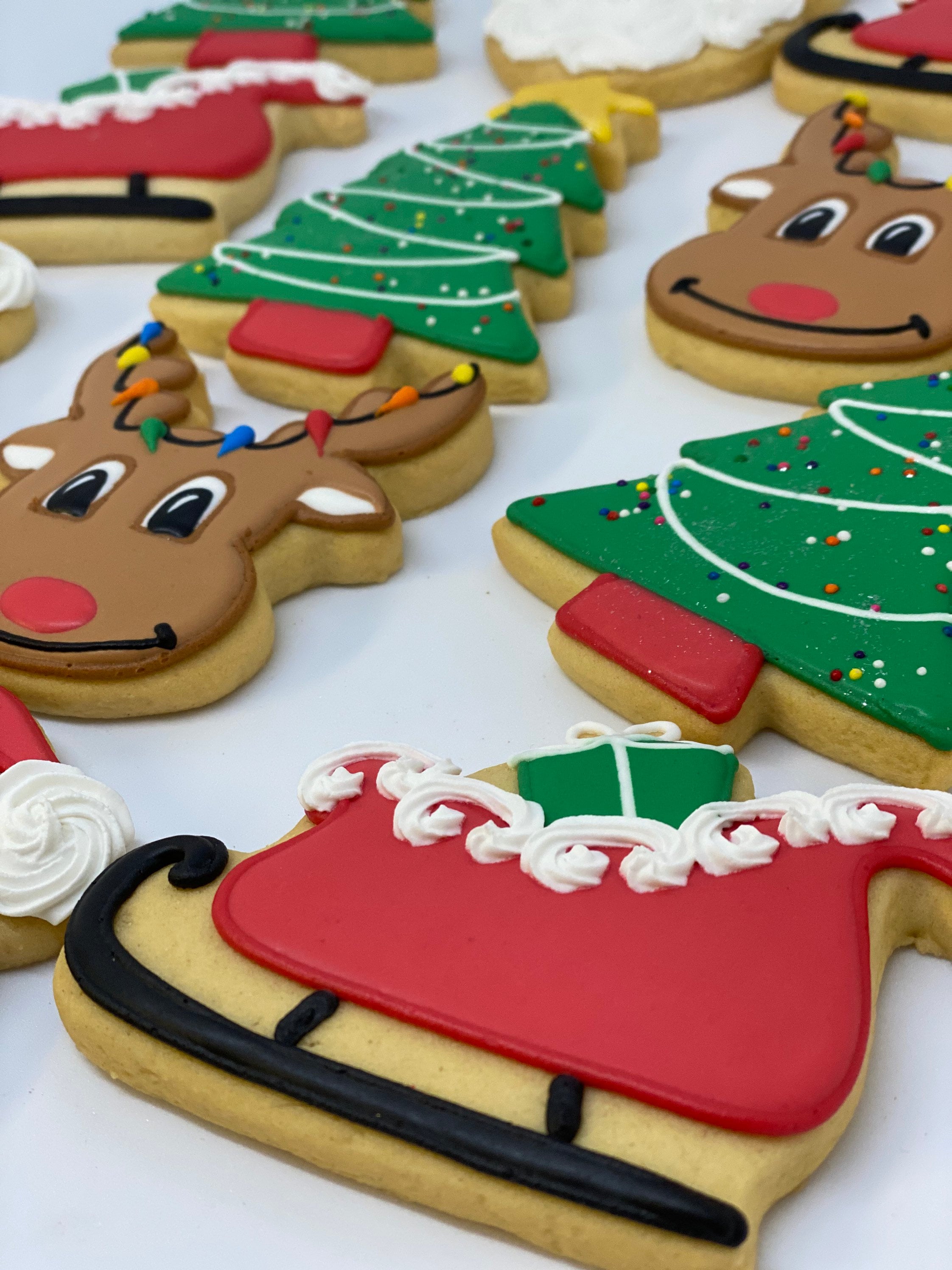 Christmas Cookies, Holiday Cookies, Christmas Party Favor Cookies ...