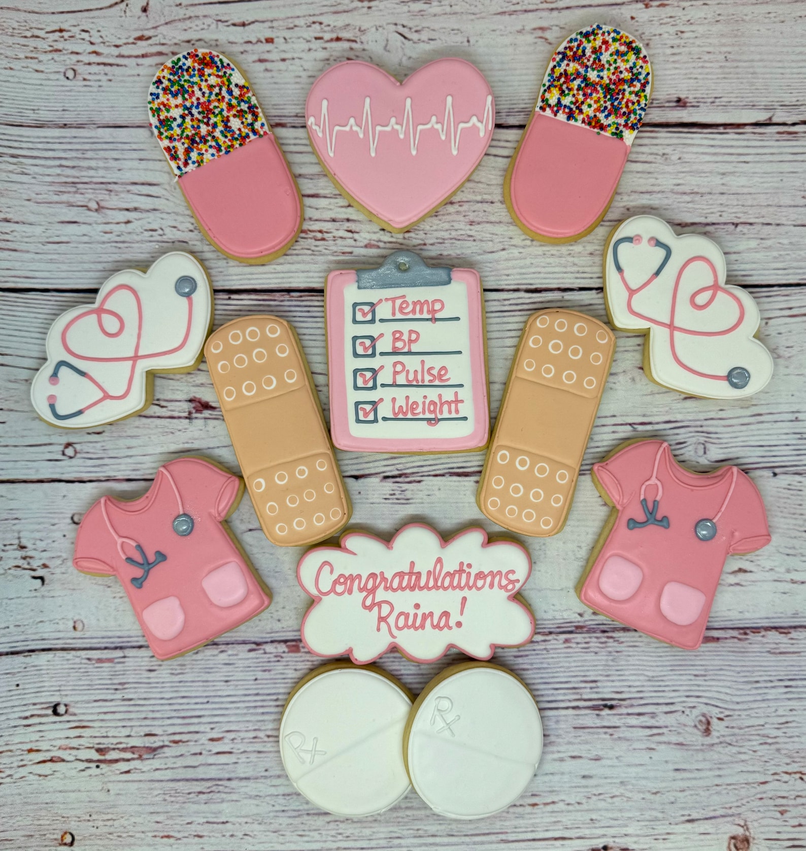 Nurse Graduation Gift, RN Cookies, Medical Cookies, Nurse Retirement ...