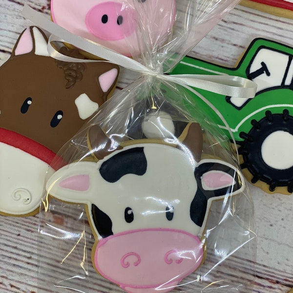 Cow Theme Baby Shower Cookie - Etsy