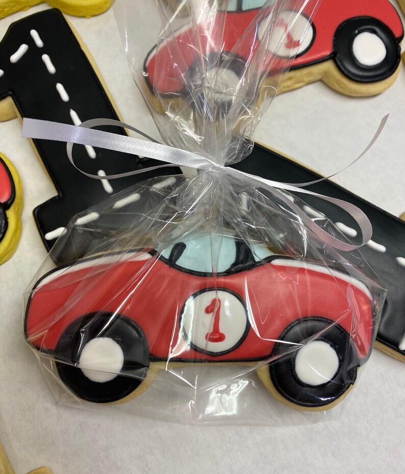 Formula One Theme Party Favors First Birthday Cookies Race | Etsy
