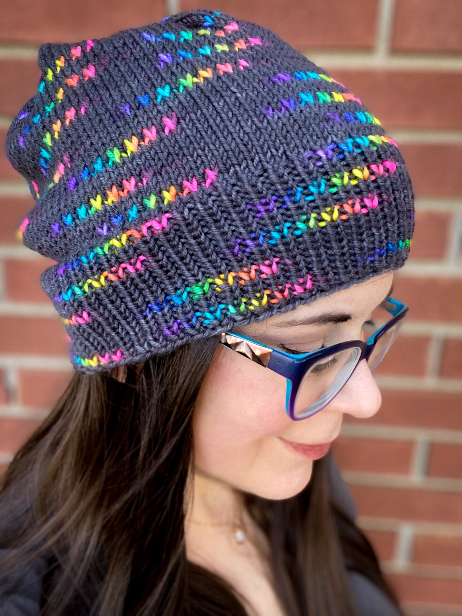 Amplitude Beanie Assigned Pooling Knitting Pattern - Etsy