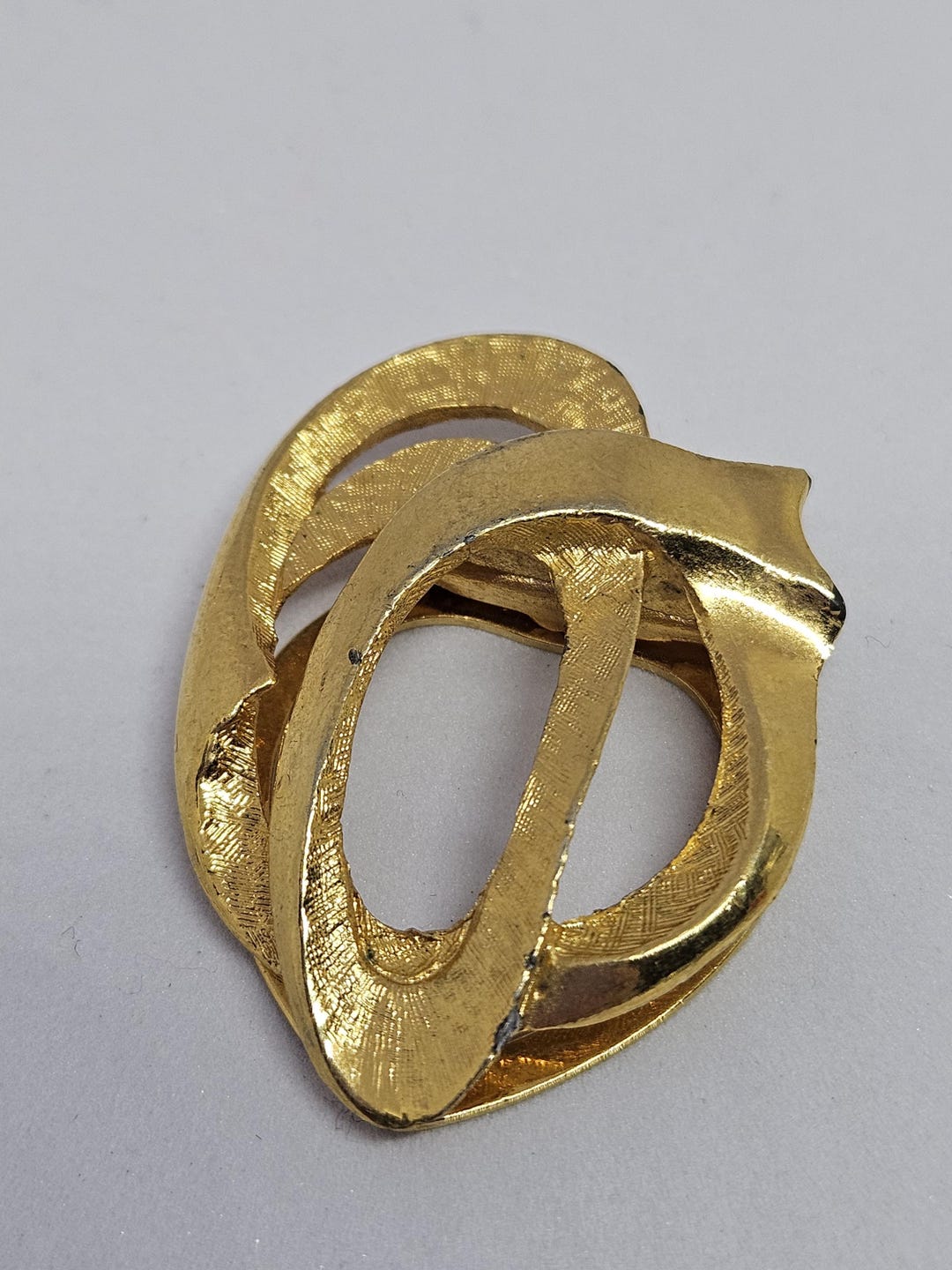 Vintage Lieba Scarf Clip Gold-tone Signed - Etsy