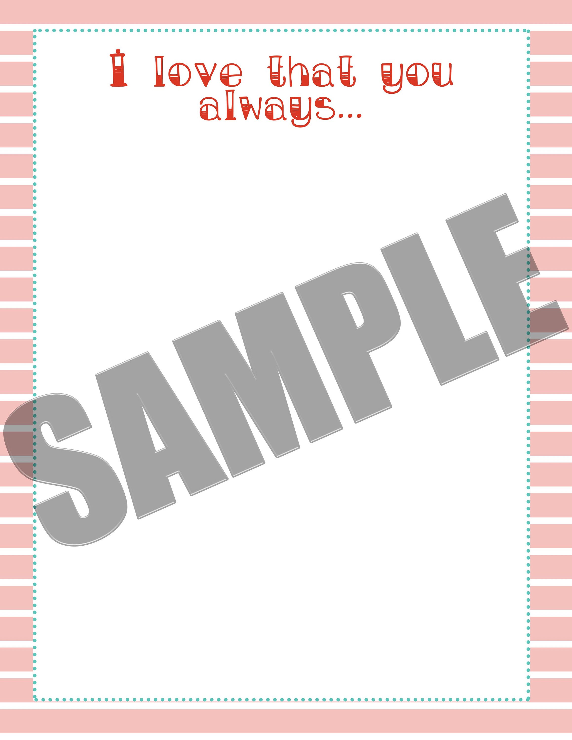 Valentine's Love Notes | Lunchbox Notes | Prompted Love Notes | I Love ...