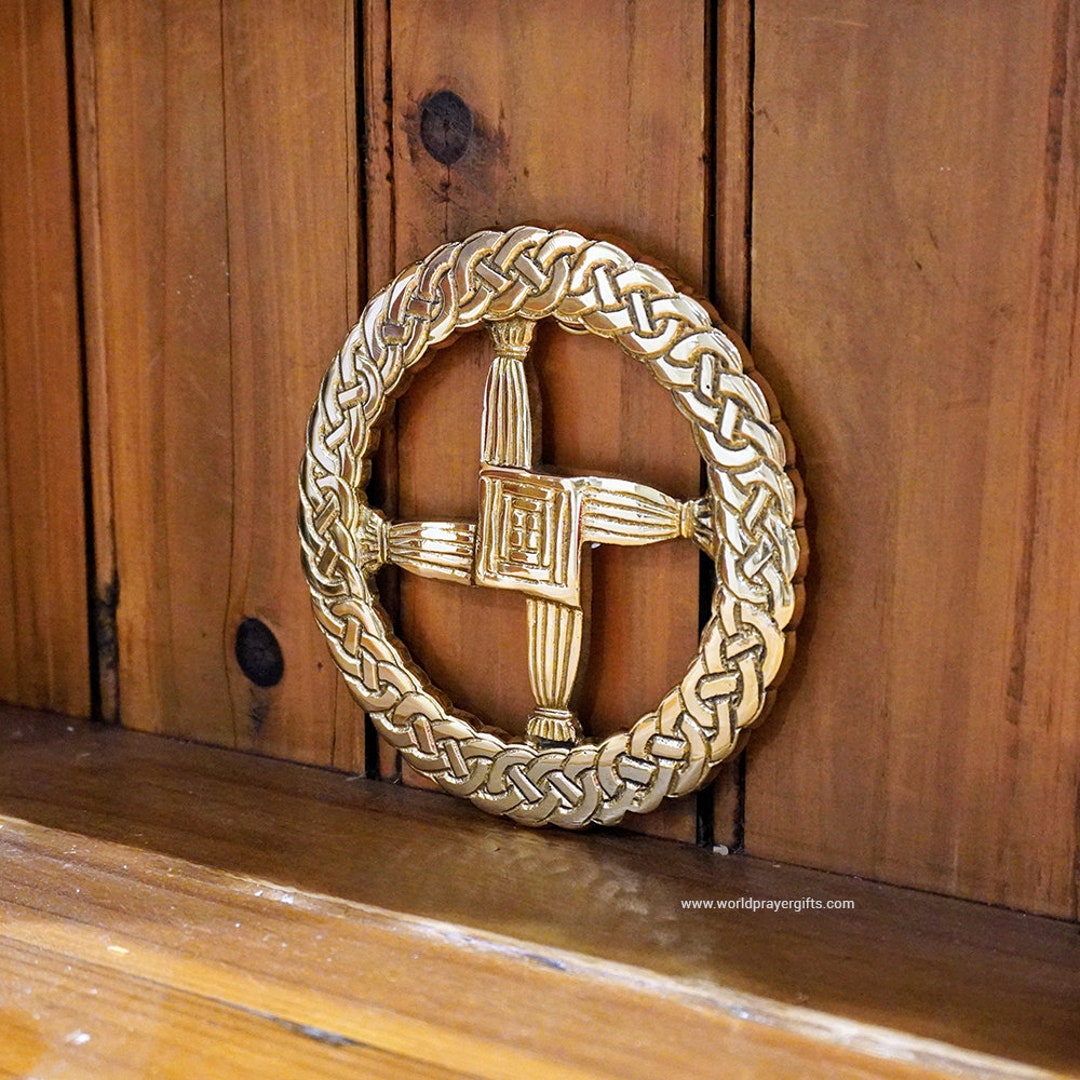 St Brigid's Cross Celtic Ring | Wall Hanging | Housewarming Gift ...
