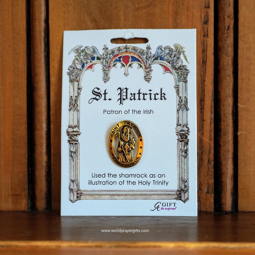 St Patrick's Lapel Pin | Ireland | Patron of Ireland | Irish Emblem ...