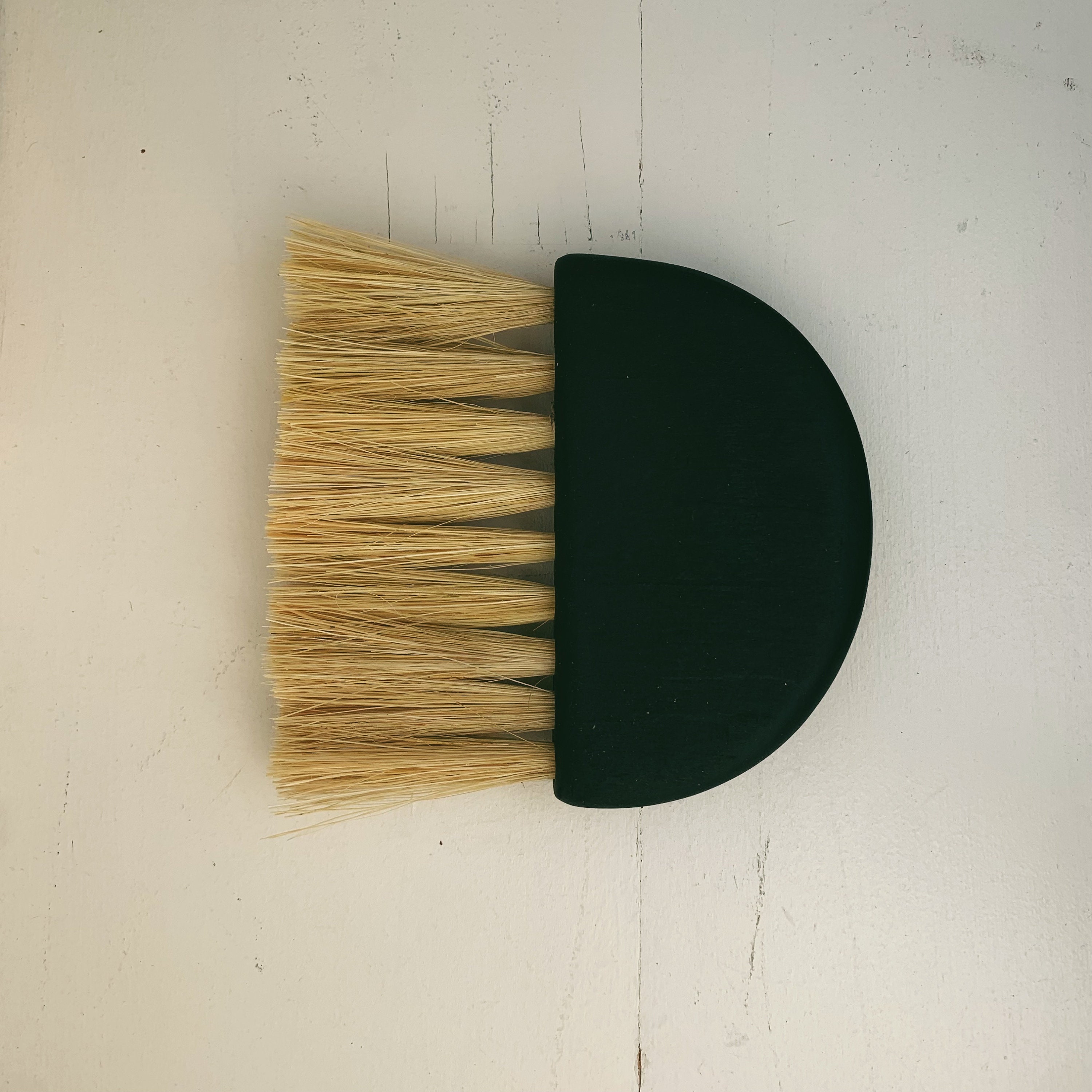 Shou Sugi Ban Arc Brush | Bench Brush | Tampico | Minimal | Sweeper - Etsy