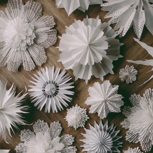 Paper Snowflakes - Etsy