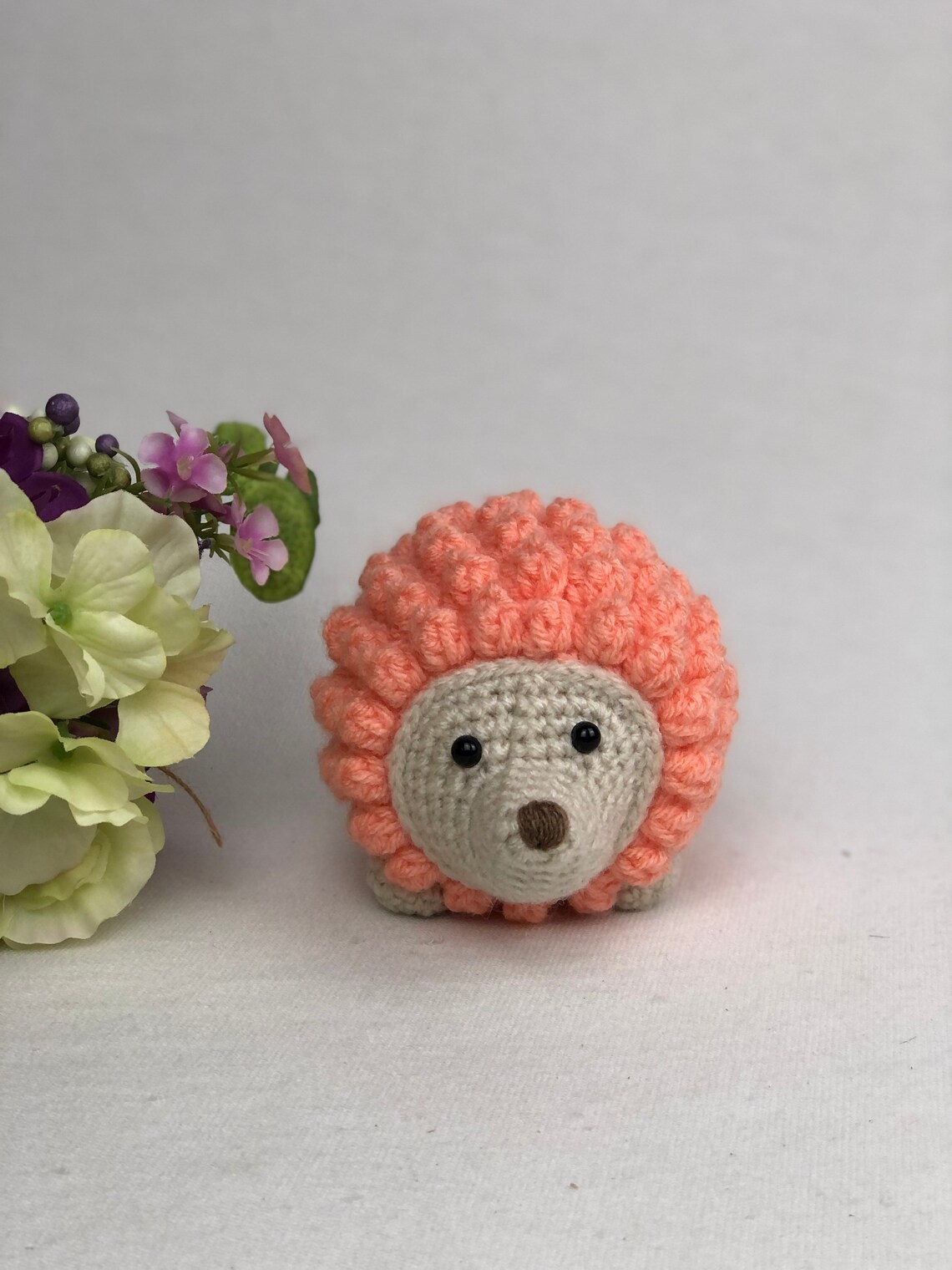 Hand Crochet Amigurumi Porcupine Hedgehog Pin Cushion - Etsy
