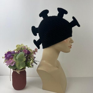 Hand Crochet Hawaiian Mahiole Pōheoheo - Warrior Helmet Crochet Beanie ...