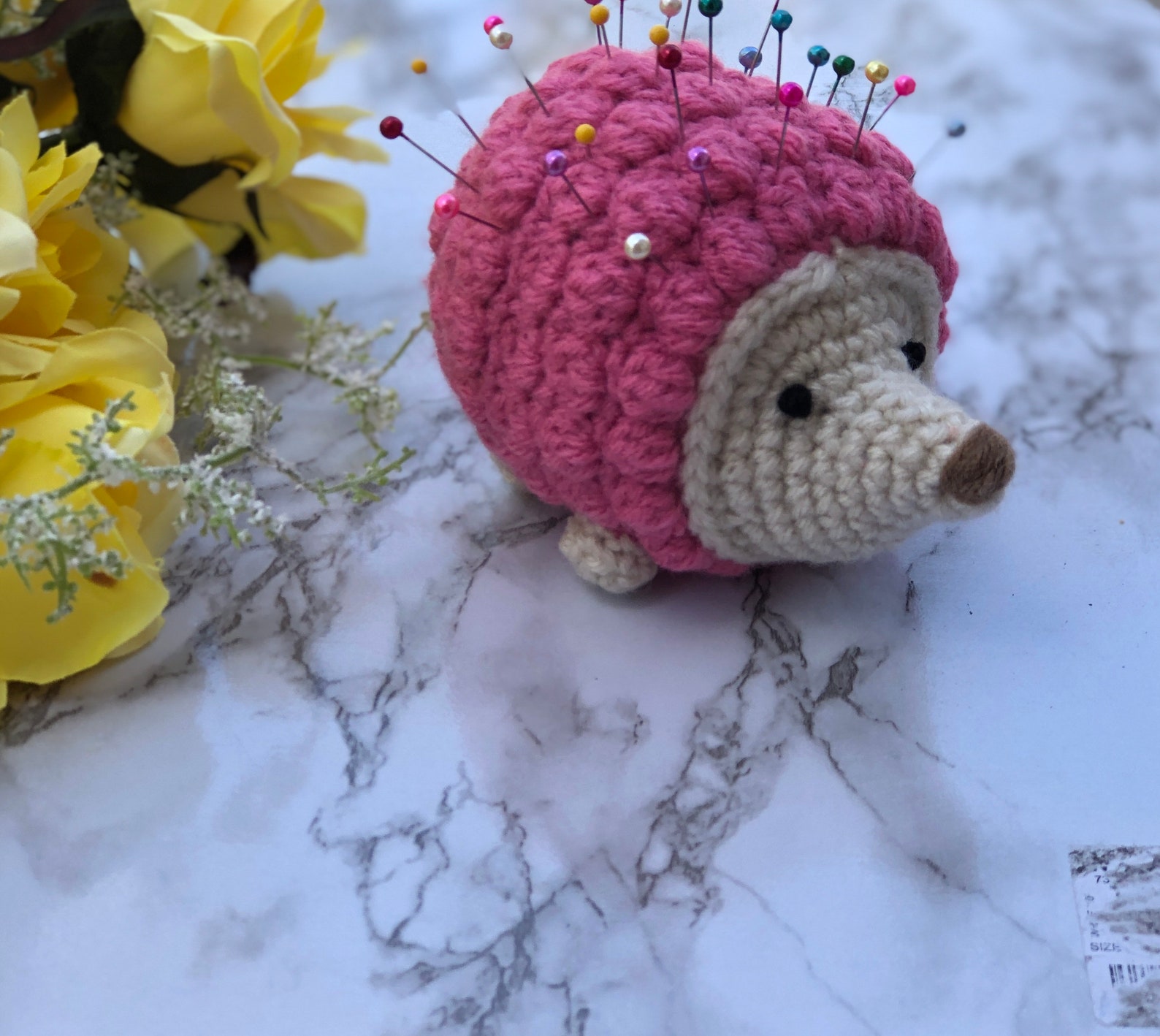 Hand Crochet Amigurumi Porcupine Hedgehog Pin Cushion - Etsy