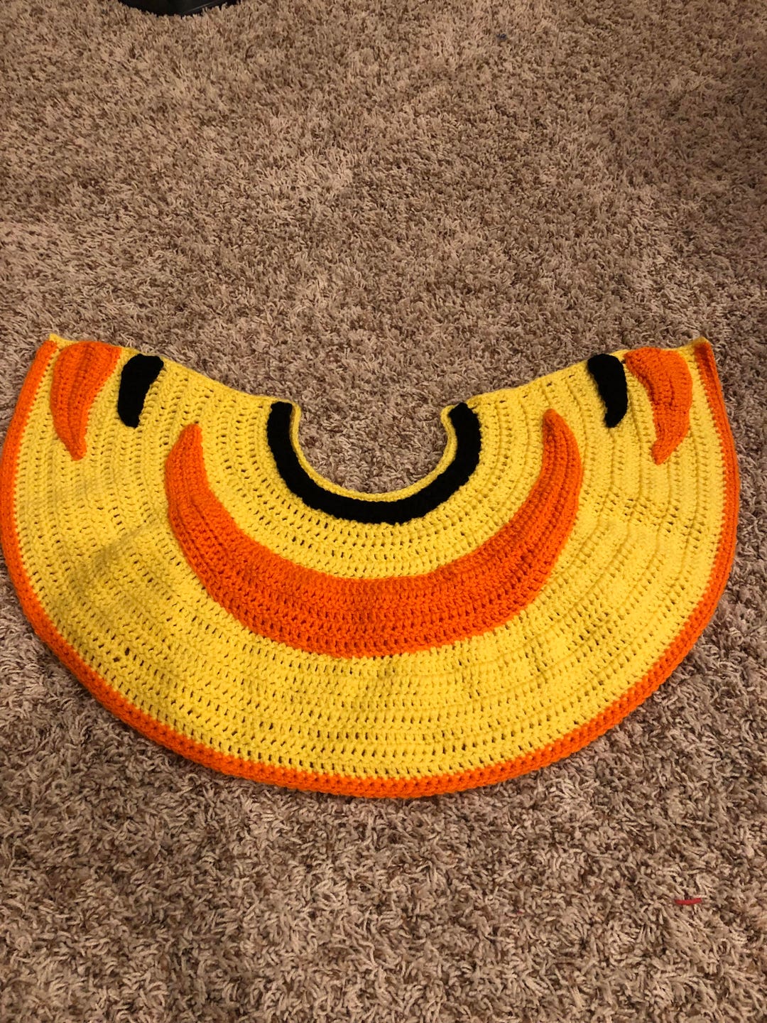 Hand Crochet Baby Hawaiian Traditional Feather Cloak / Cape Ahu'ula ...