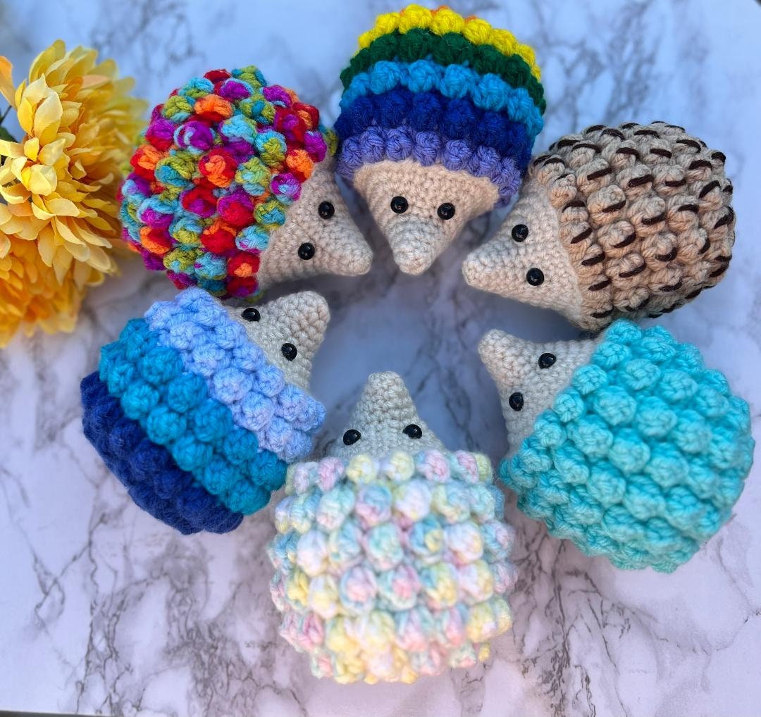 Hand Crochet Amigurumi Porcupine Hedgehog Pin Cushion - Etsy