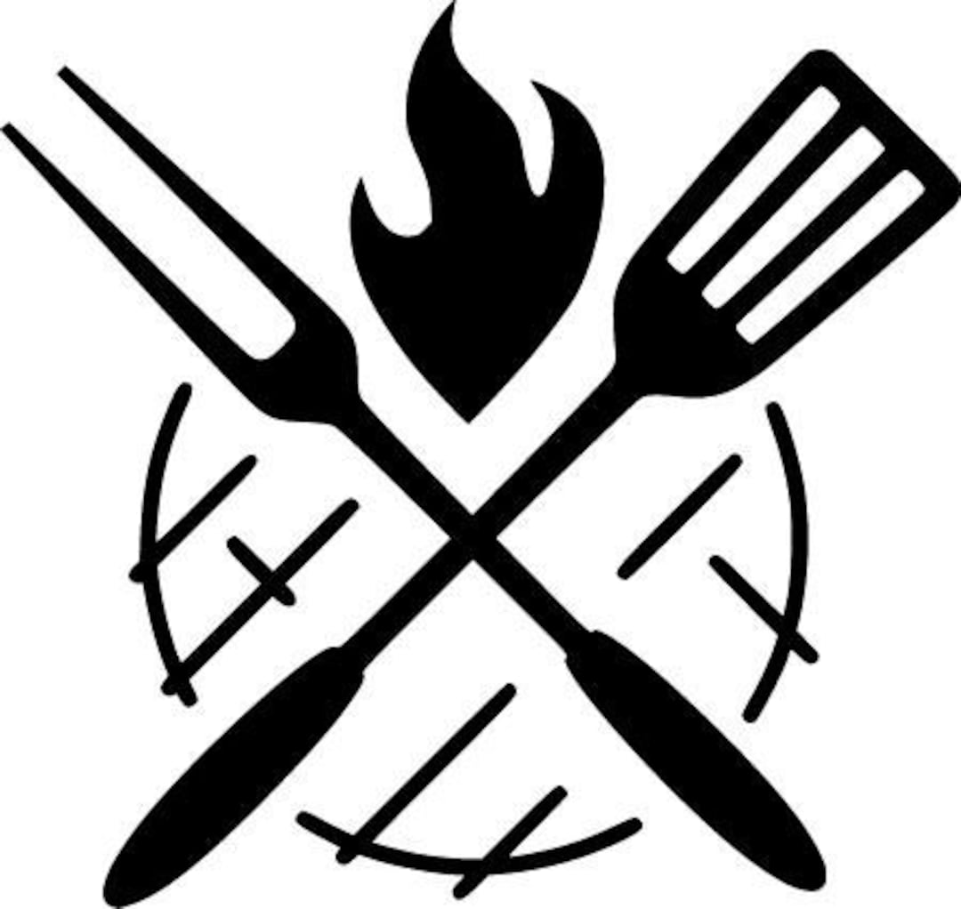 BBQ Grill Tools Svg Eps Dxf Cnc Plasmas Laser Cricut Silhouette ...