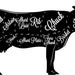 Beef Cuts Svg Eps Dxf Cnc Plasmas Laser Cricut Silhouette Cuttable ...