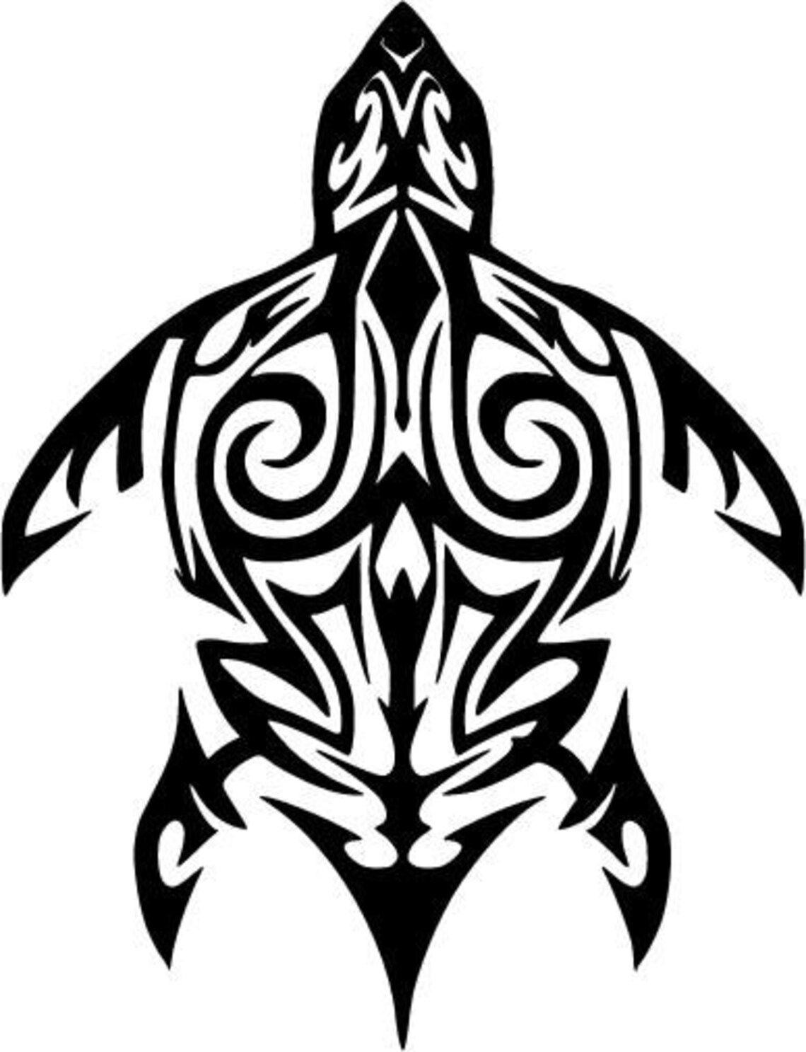 Tribal Turtle Svg Eps Dxf Cnc Plasmas Laser Cricut Silhouette | Etsy