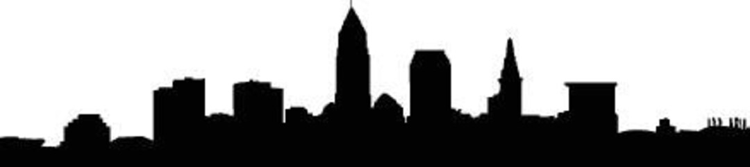 Cleveland Skyline Svg Eps Dxf Cnc Plasmas Laser Cricut Silhouette ...