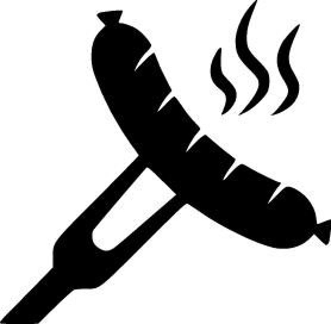 BBQ Hot Dog Svg Eps Dxf Cnc Plasmas Laser Cricut Silhouette Cuttable ...