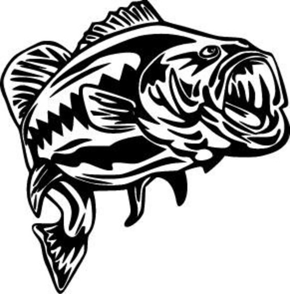 Largemouth Bass Svg Eps Dxf Cnc Plasmas Laser Cricut | Etsy