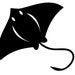 Stingray Svg Eps Dxf Cnc Plasmas Laser Cricut Silhouette Cuttable ...