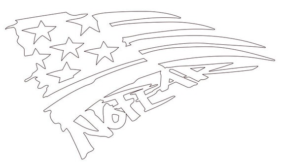 No Fear Flag Dxf Cnc Plasmas Laser Cuttable Stencil Vector - Etsy