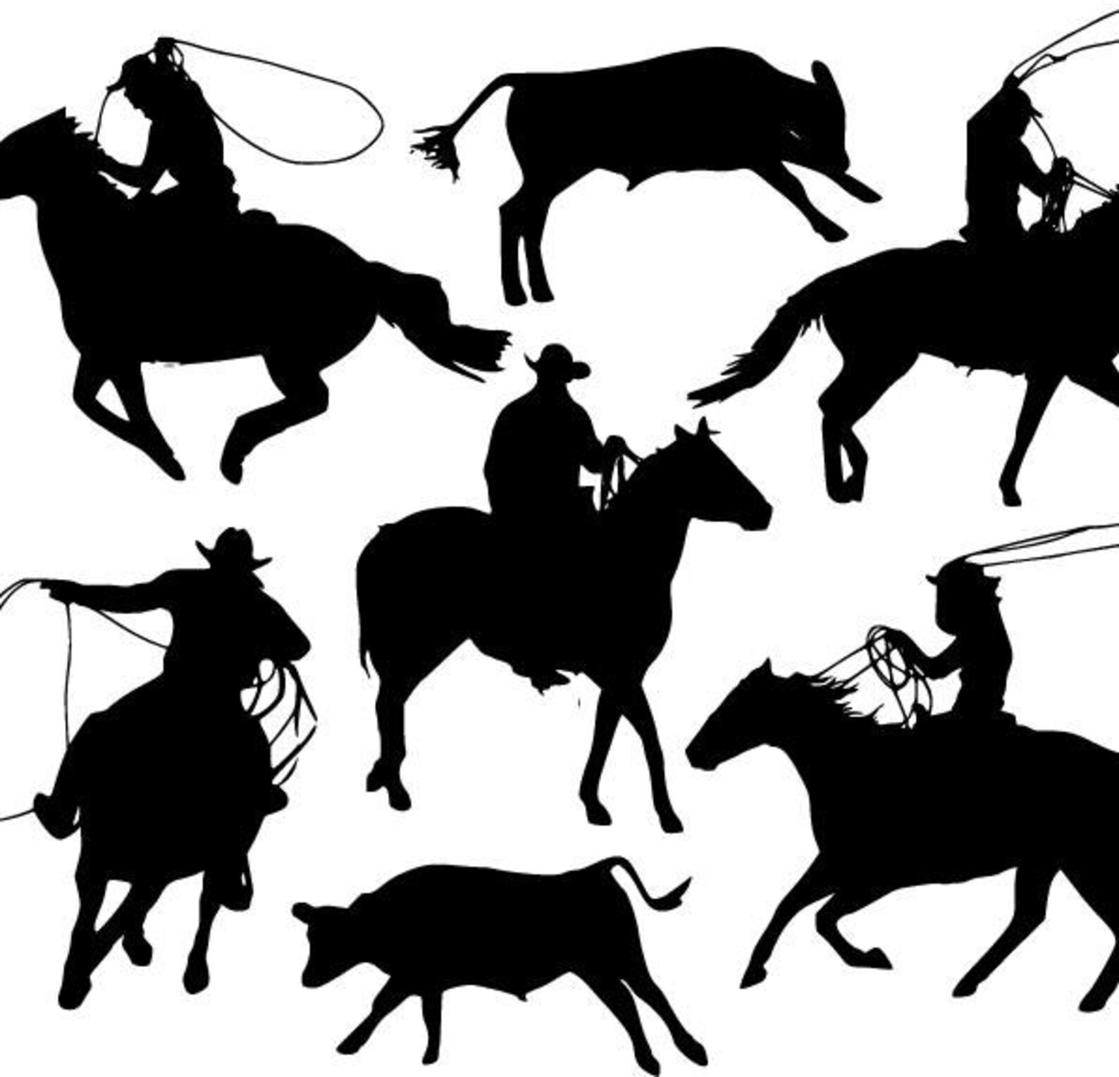 Rodeo Roping Series Svg Eps Dxf Cnc Plasmas Laser Cricut - Etsy UK