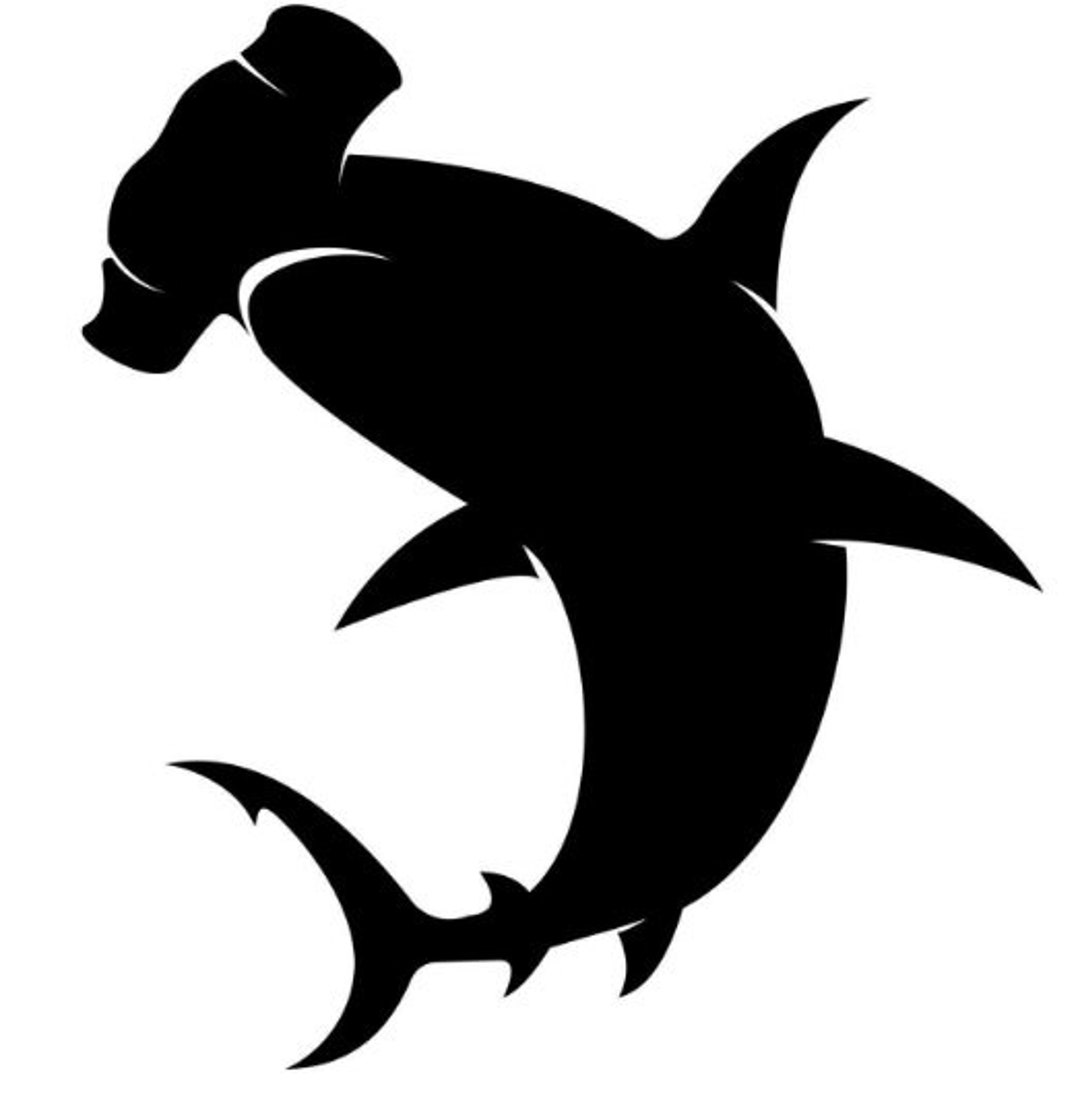 Hammerhead Shark Detailed Svg Eps Dxf Cnc Plasmas Laser Cricut ...
