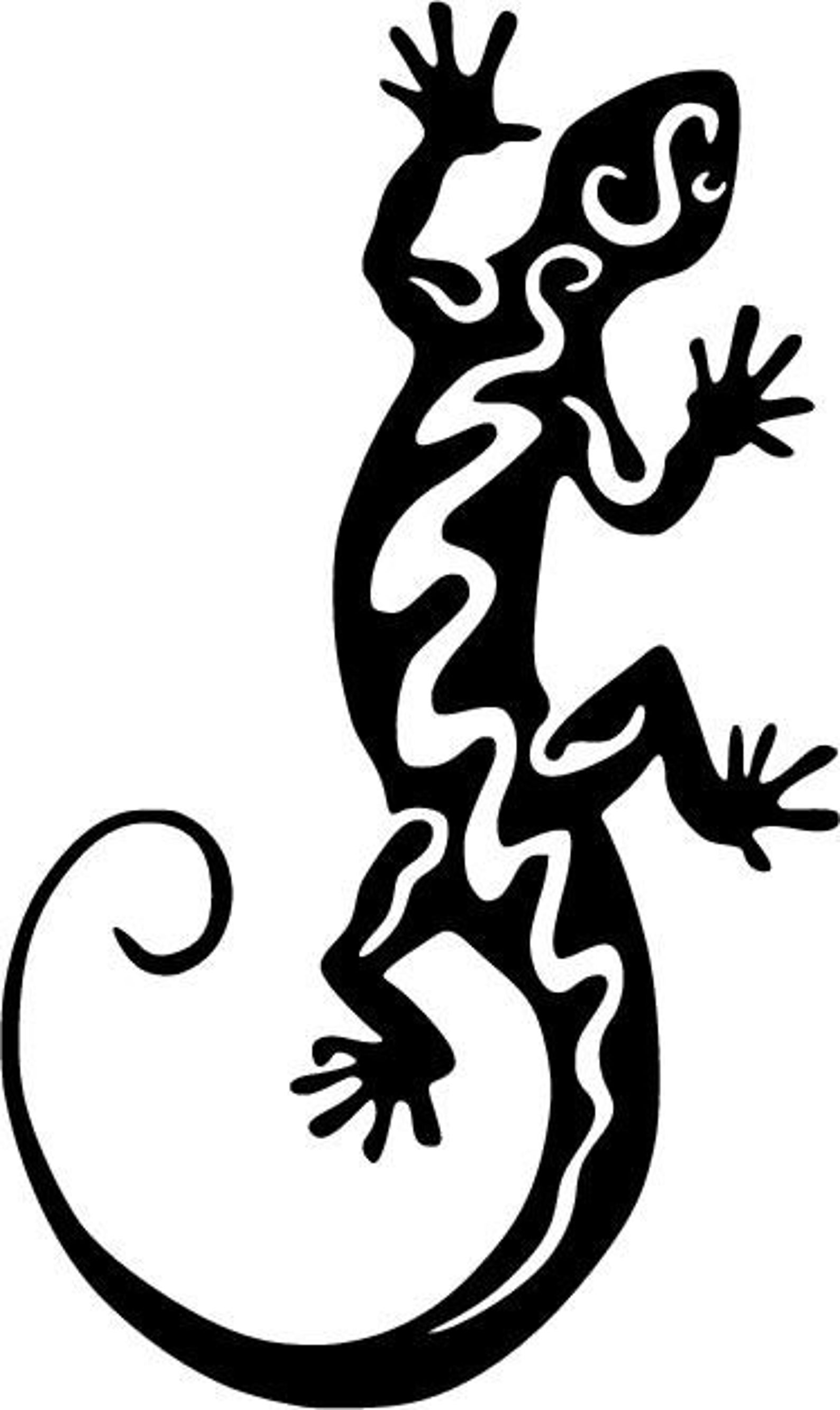 Tribal Lizard 2 Svg Eps Dxf Cnc Plasmas Laser Cricut - Etsy