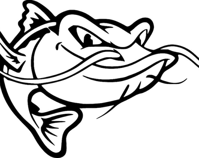 Catfish Hunter Cutfile SVG EPS Vector DXF Instant Digital Download ...