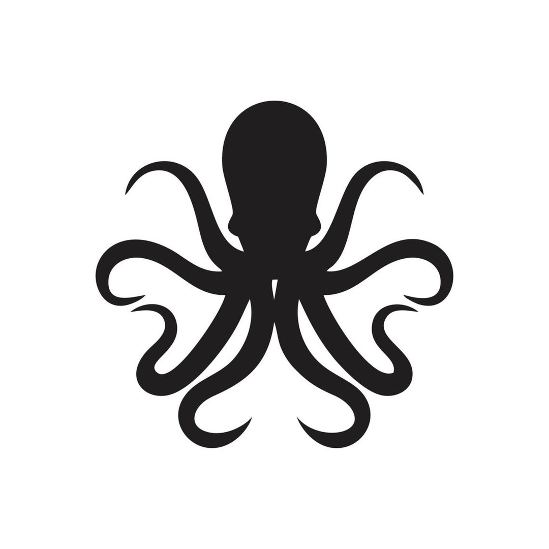 Octopus Hydra Svg Eps Dxf Cnc Plasmas Laser Cricut Silhouette Cuttable ...