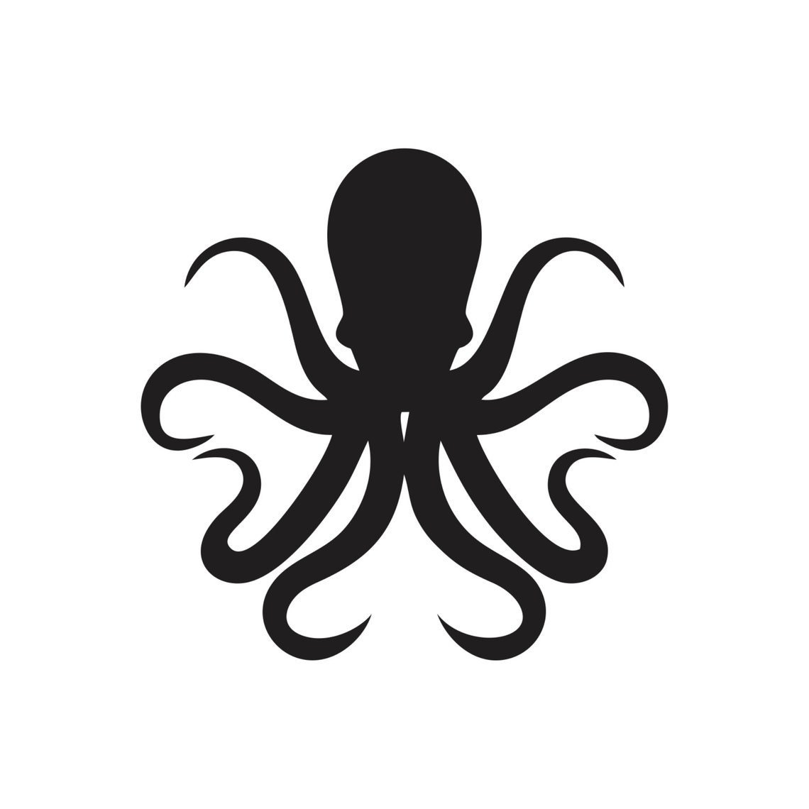 Octopus Hydra Svg Eps Dxf Cnc Plasmas Laser Cricut Silhouette Cuttable ...