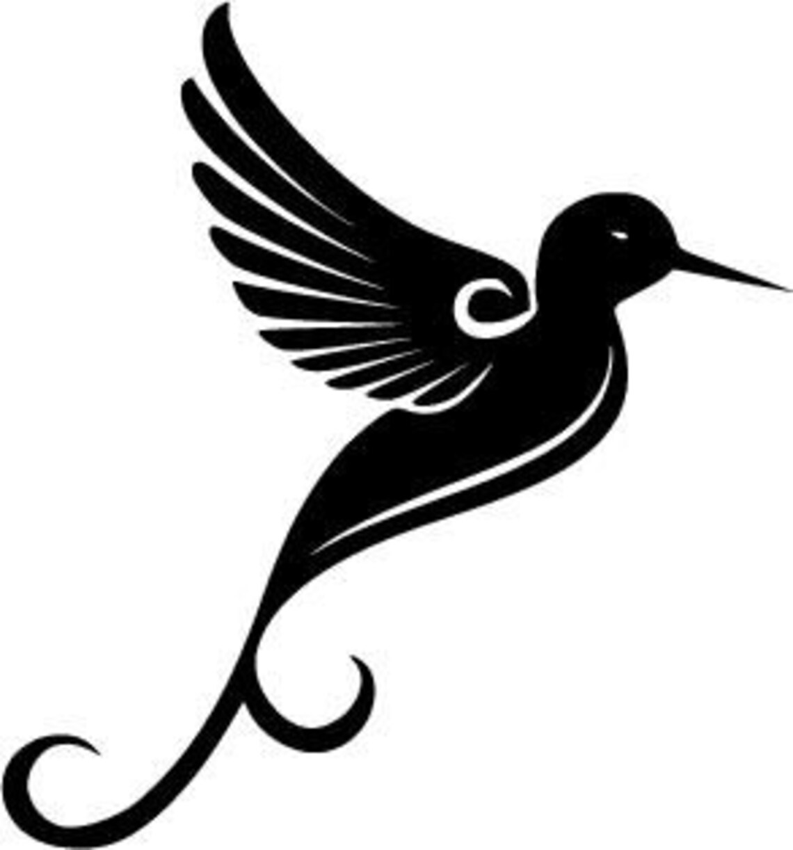 Colibrí svg eps dxf cnc plasmas láser cricut silueta | Etsy