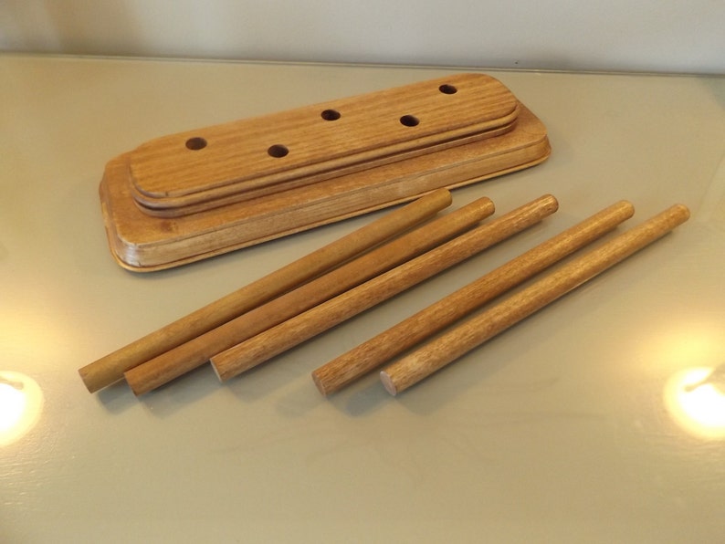 Native American Flute Stand. Space for 5 Flutes. | Etsy