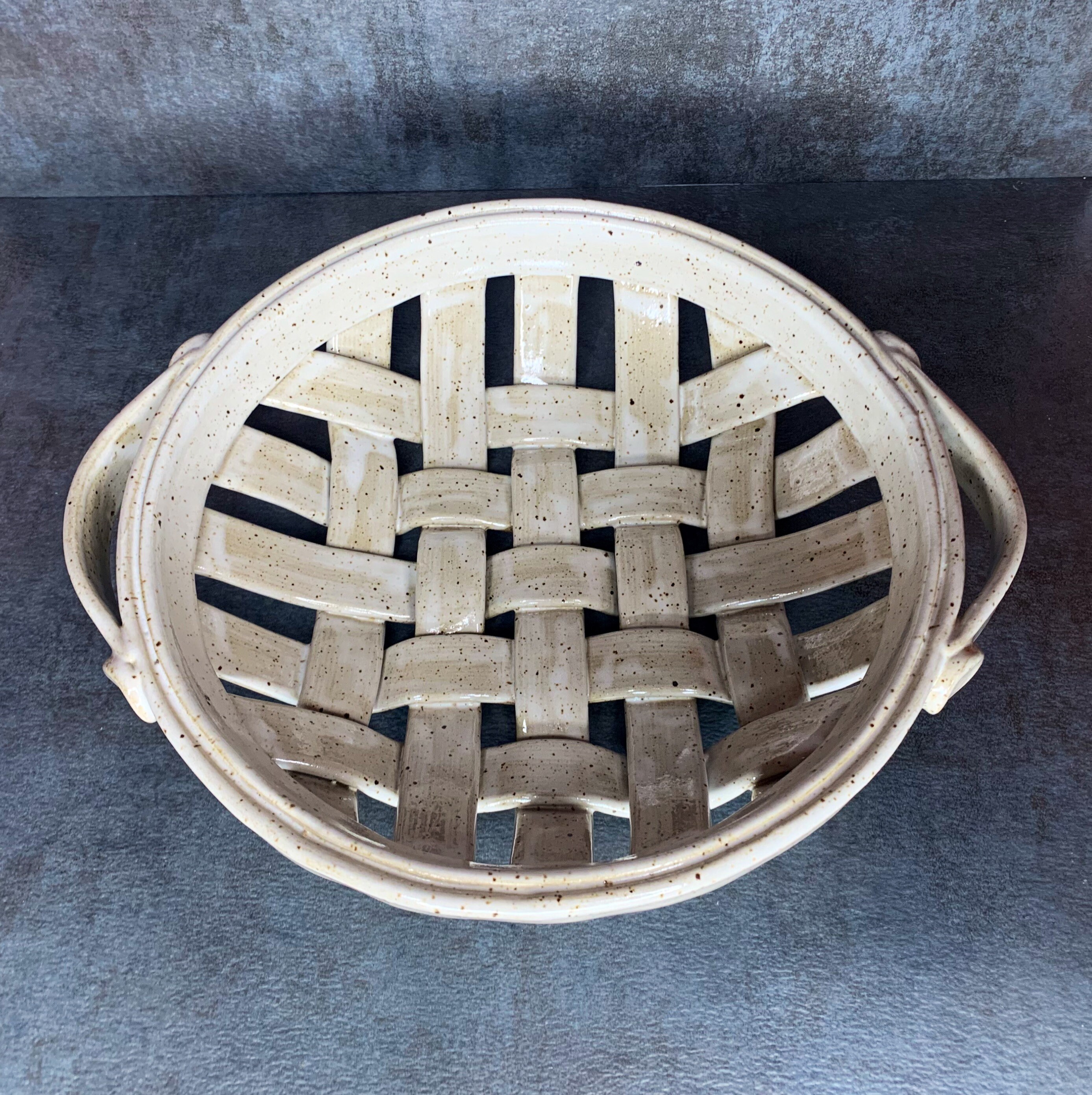 Hand Woven, Ceramic Basket, Ready to Ship - Etsy