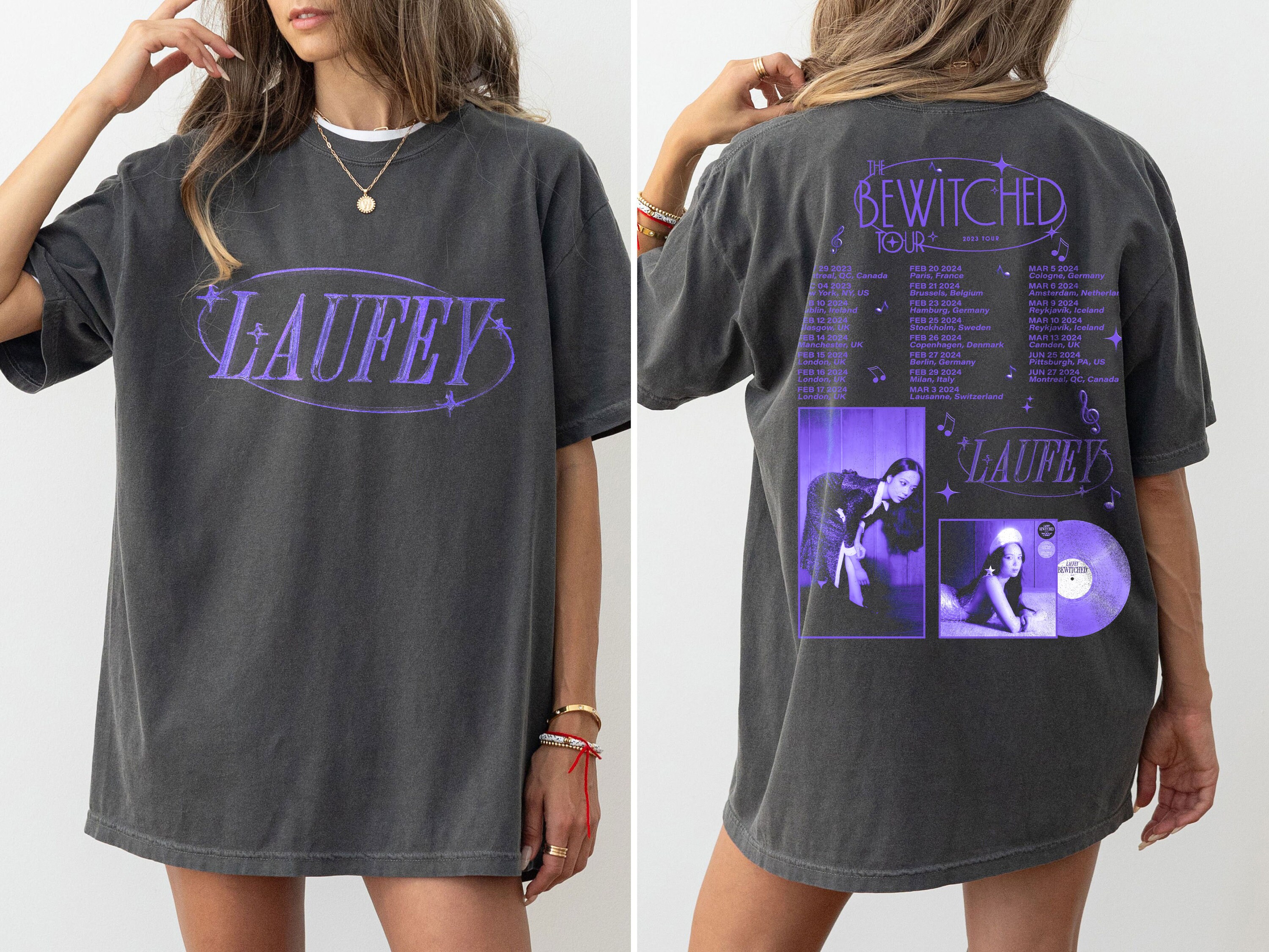 Laufey Tour 2024 Hoodie, Laufey The Bewitched Tour,2024 Tour Shirt sold ...