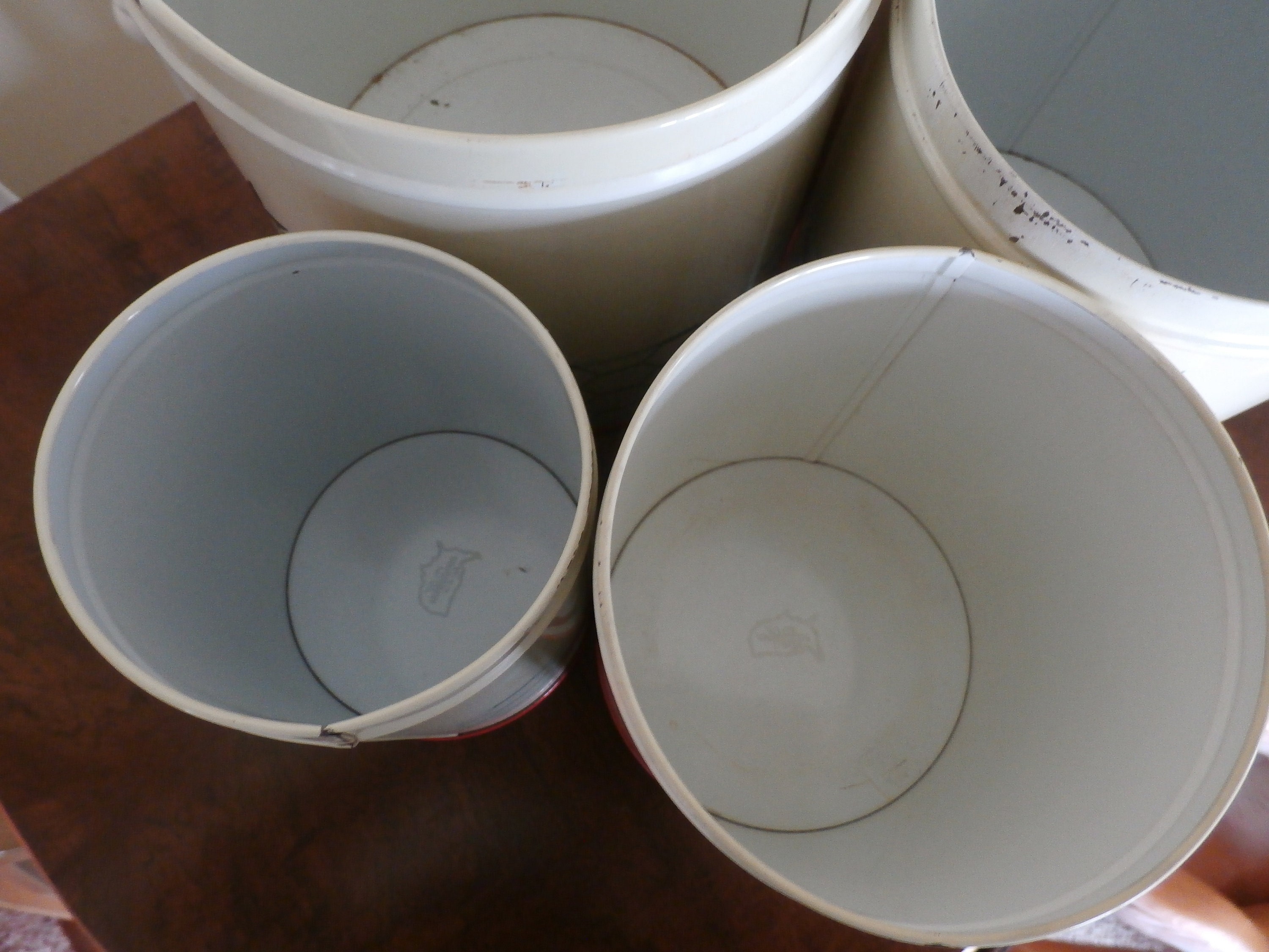 Vintage Floral Tin Canister Set Colorware NC | Etsy