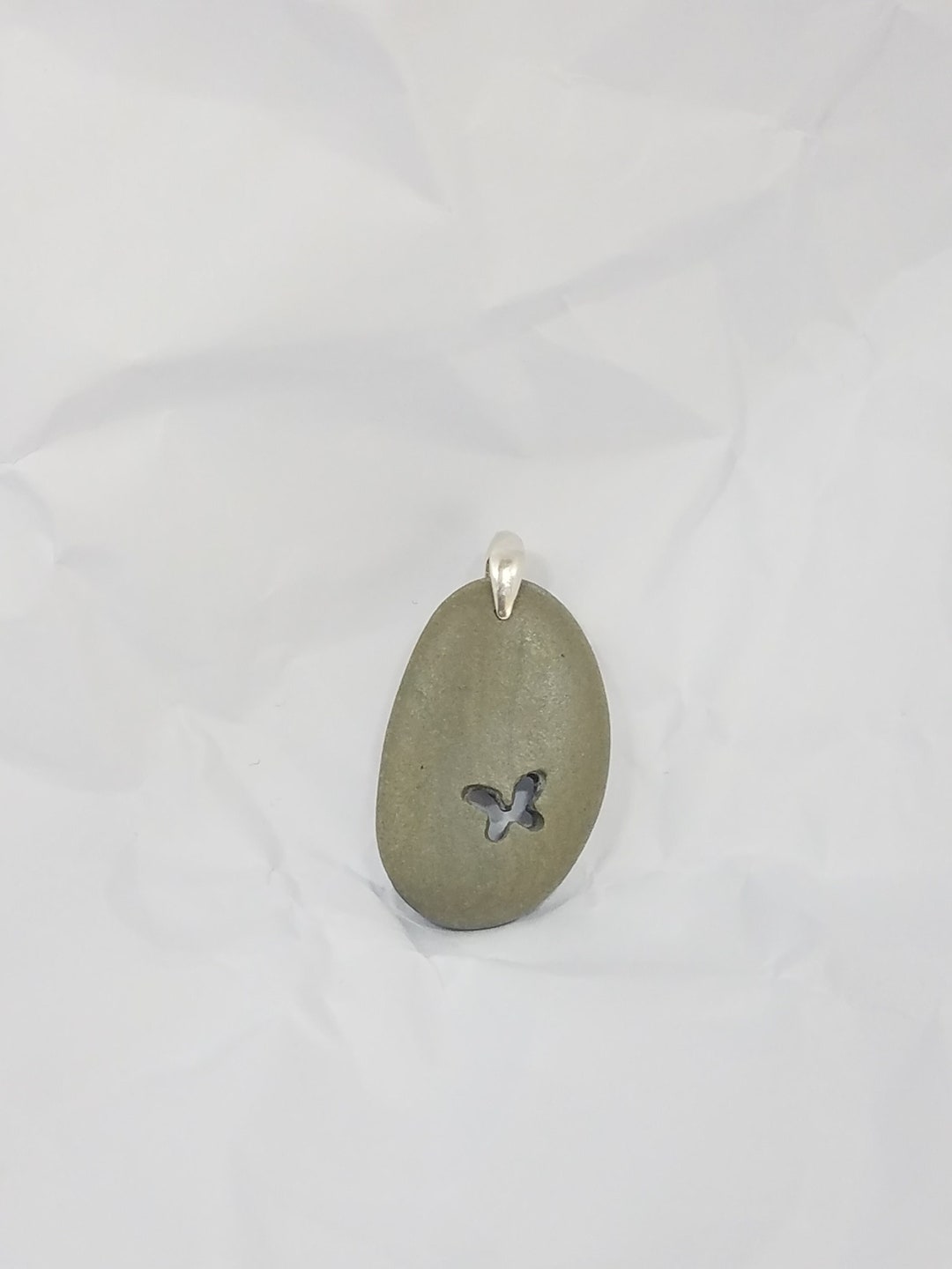 Hand Carved Stone Pendant - River Stone Carving - Beach Pebble Carving ...