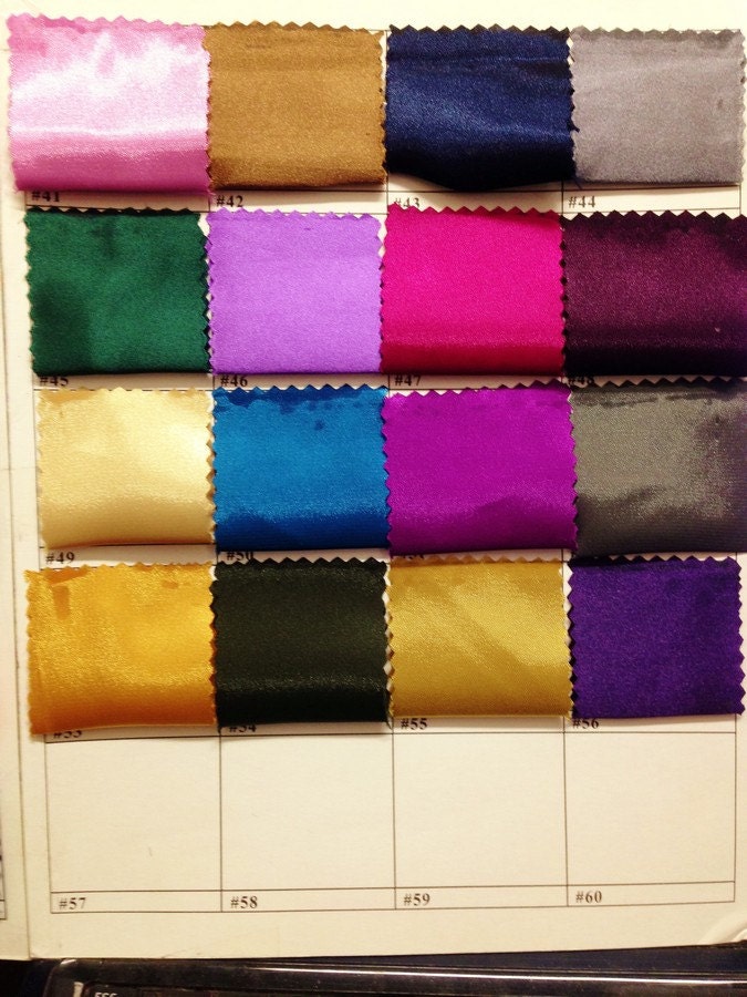 Satin by Roll 65 Yard Satin Bolt 56 Colors Satin Fabric - Etsy