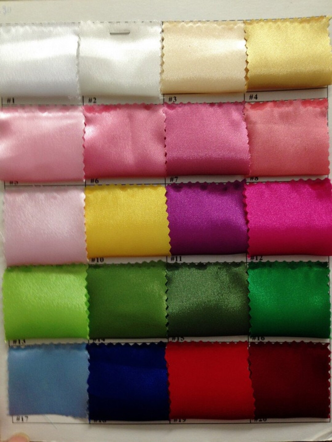 Satin by Roll, 65 Yard Satin Bolt (56 Colors), Satin Fabric Wholesale ...