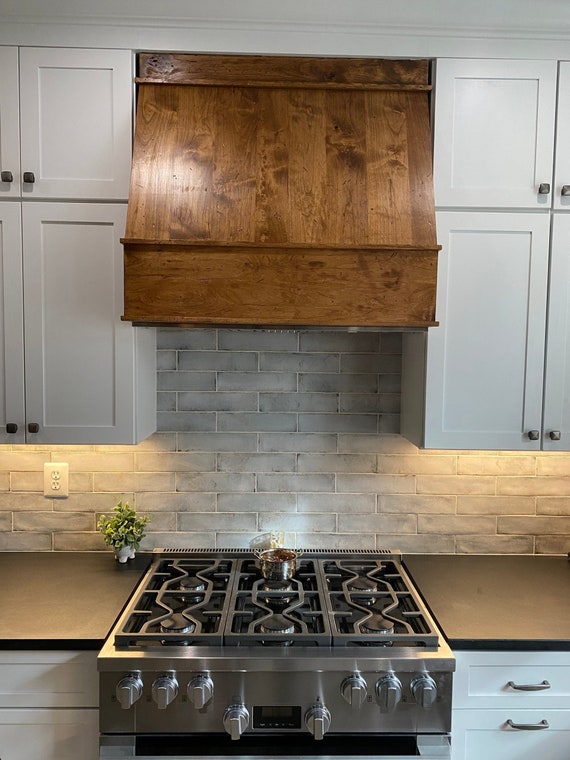 Distressed Alder Exhaust Hood Etsy