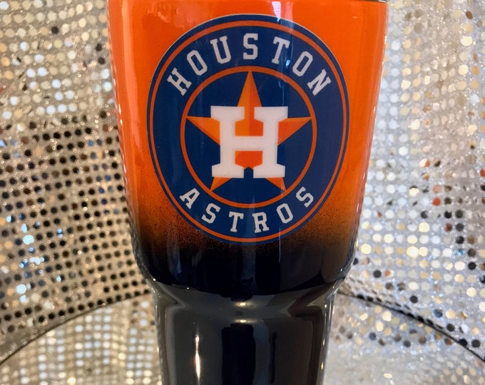 Houston Astros Tumbler, Yeti Cup, Stainless Steel Tumbler, Tumbler - Etsy