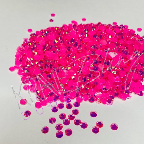 3mm Pink Rhinestones - Etsy