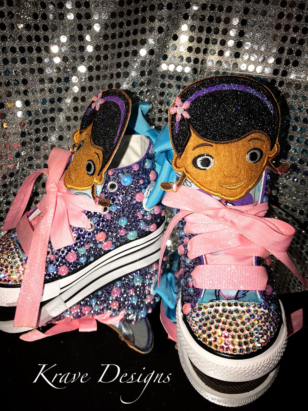 Youth/toddler Bling Chuck Taylor Shoes, Bling Shoes, Newborn Shoes ...
