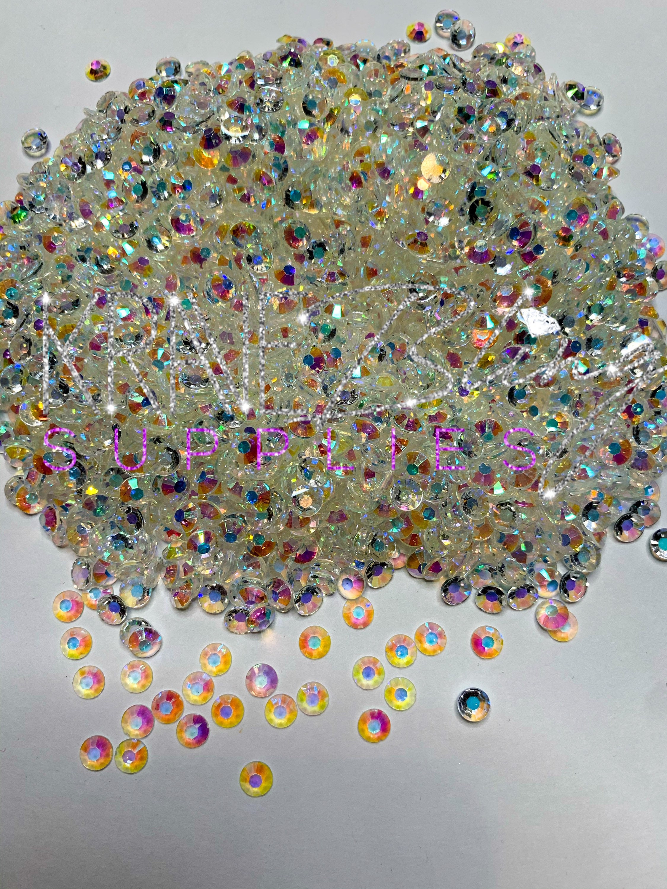 Transparent Clear AB Jelly Resin Rhinestones 5MM 4MM 3MM - Etsy