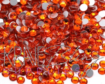 Orange Rhinestones - Etsy