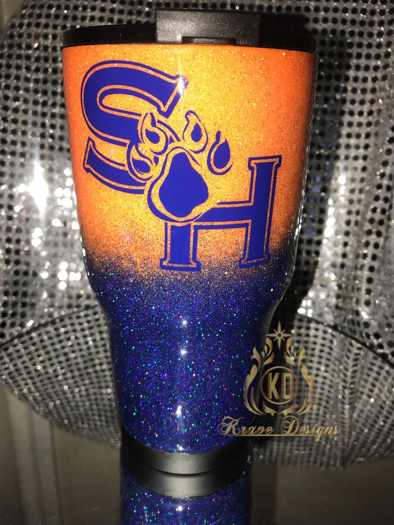 Glitter Sam Houston State University Tumbler Bearkats Cup - Etsy